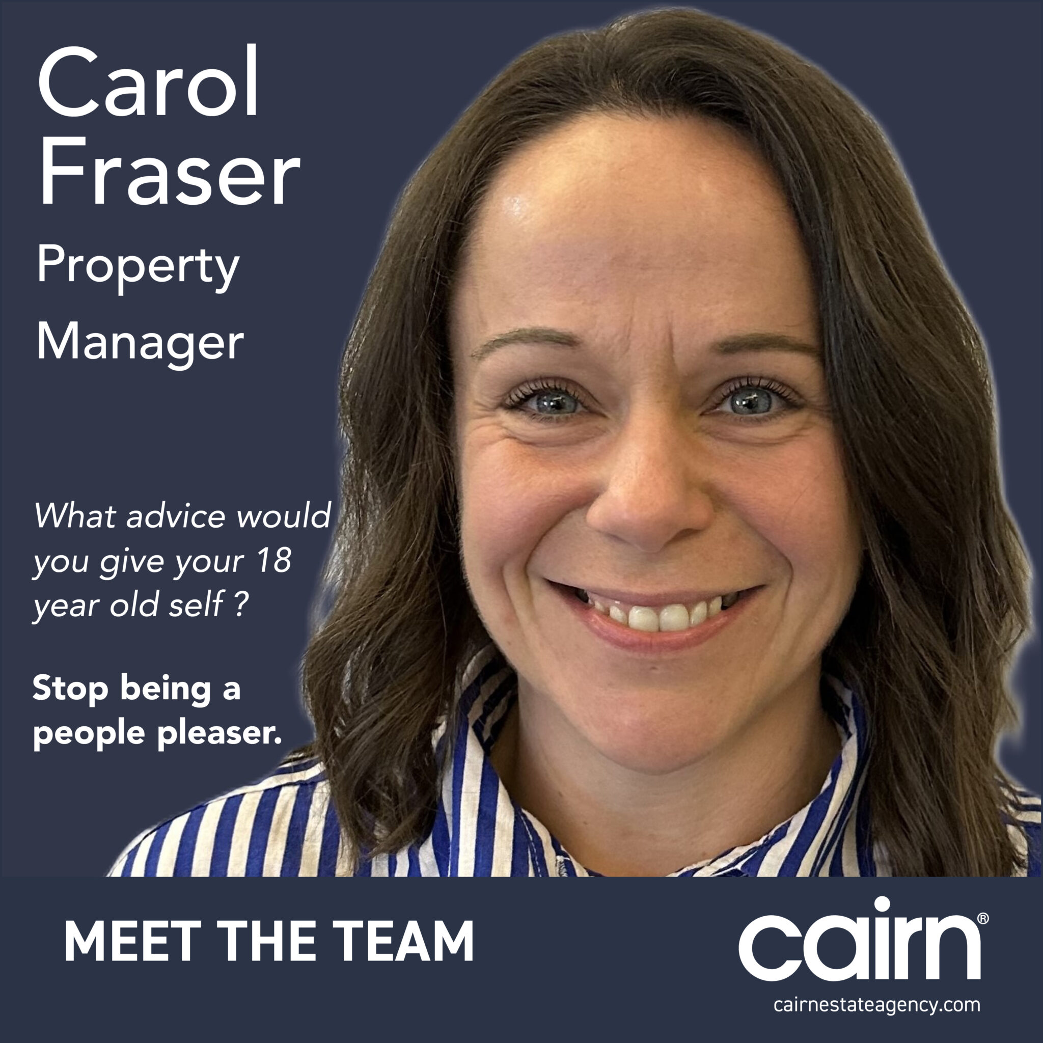 Meet the Team - Carol Fraser Property Manager | Cairn Estate & Letting ...